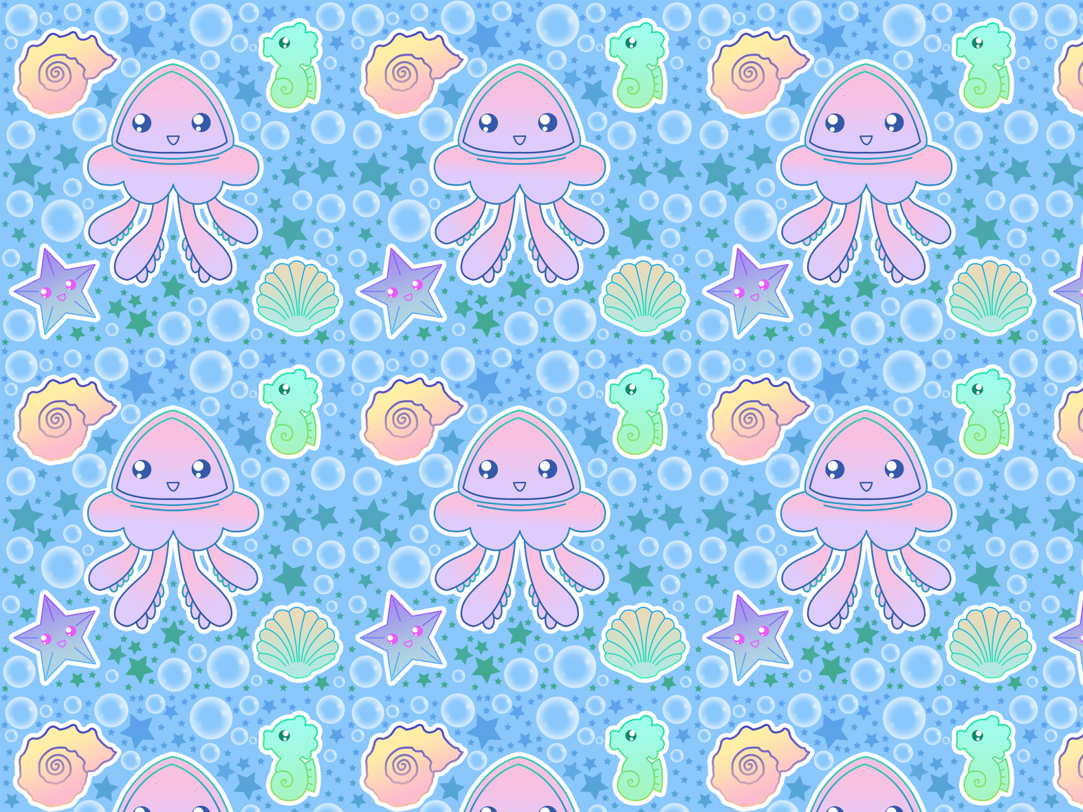 Under The Sea Seamless Patterns