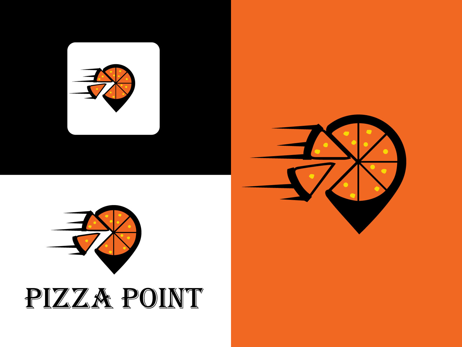Pizza Point Logo design by robin on Dribbble