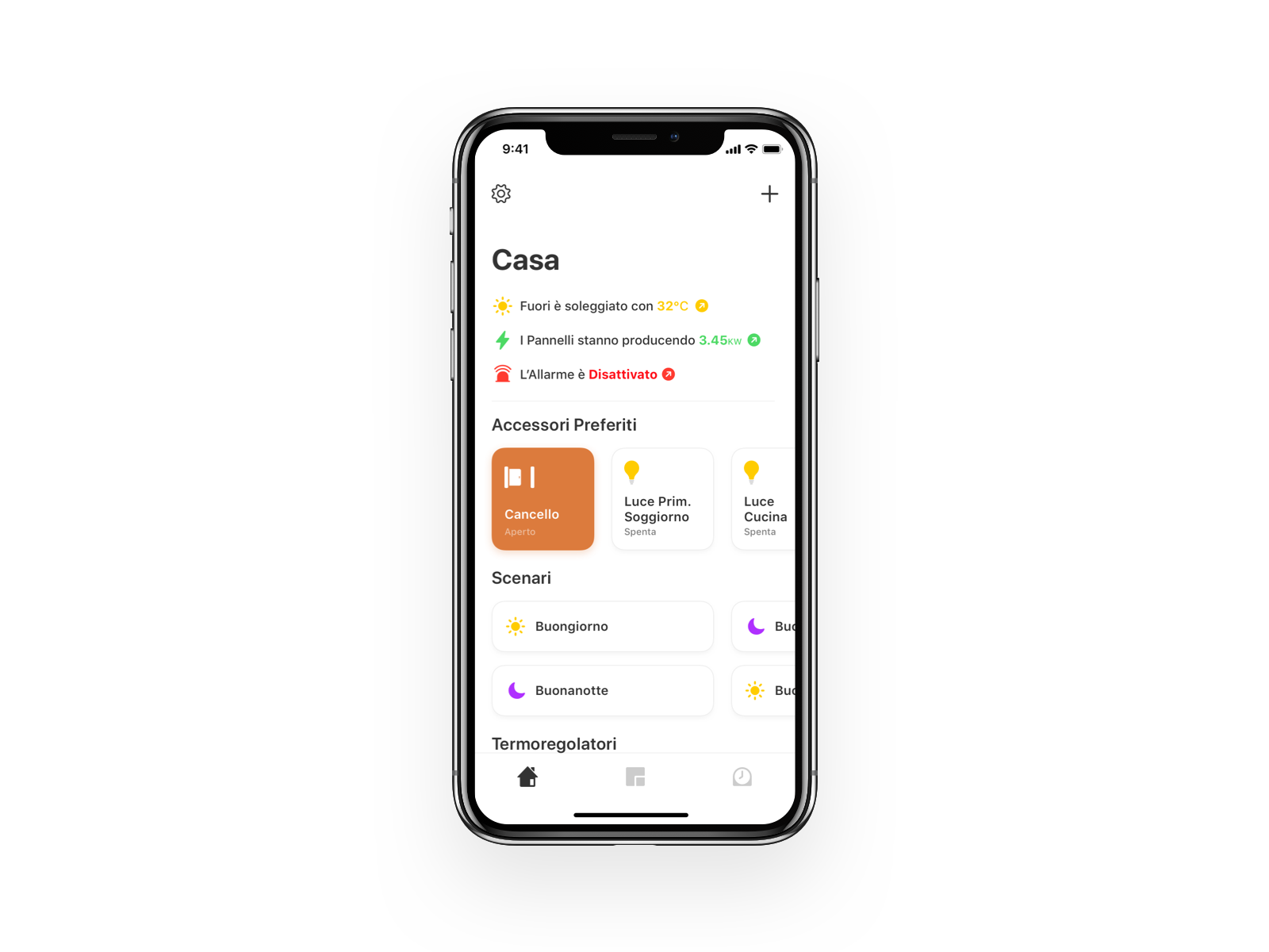 Home Automation App by Alessandro Chiarlitti on Dribbble