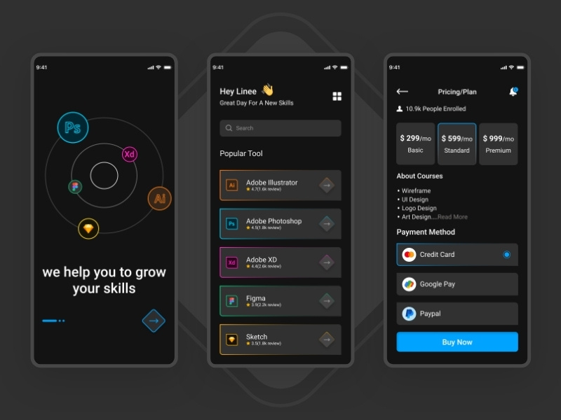 Design Tool App UI by Ravi Jagani on Dribbble