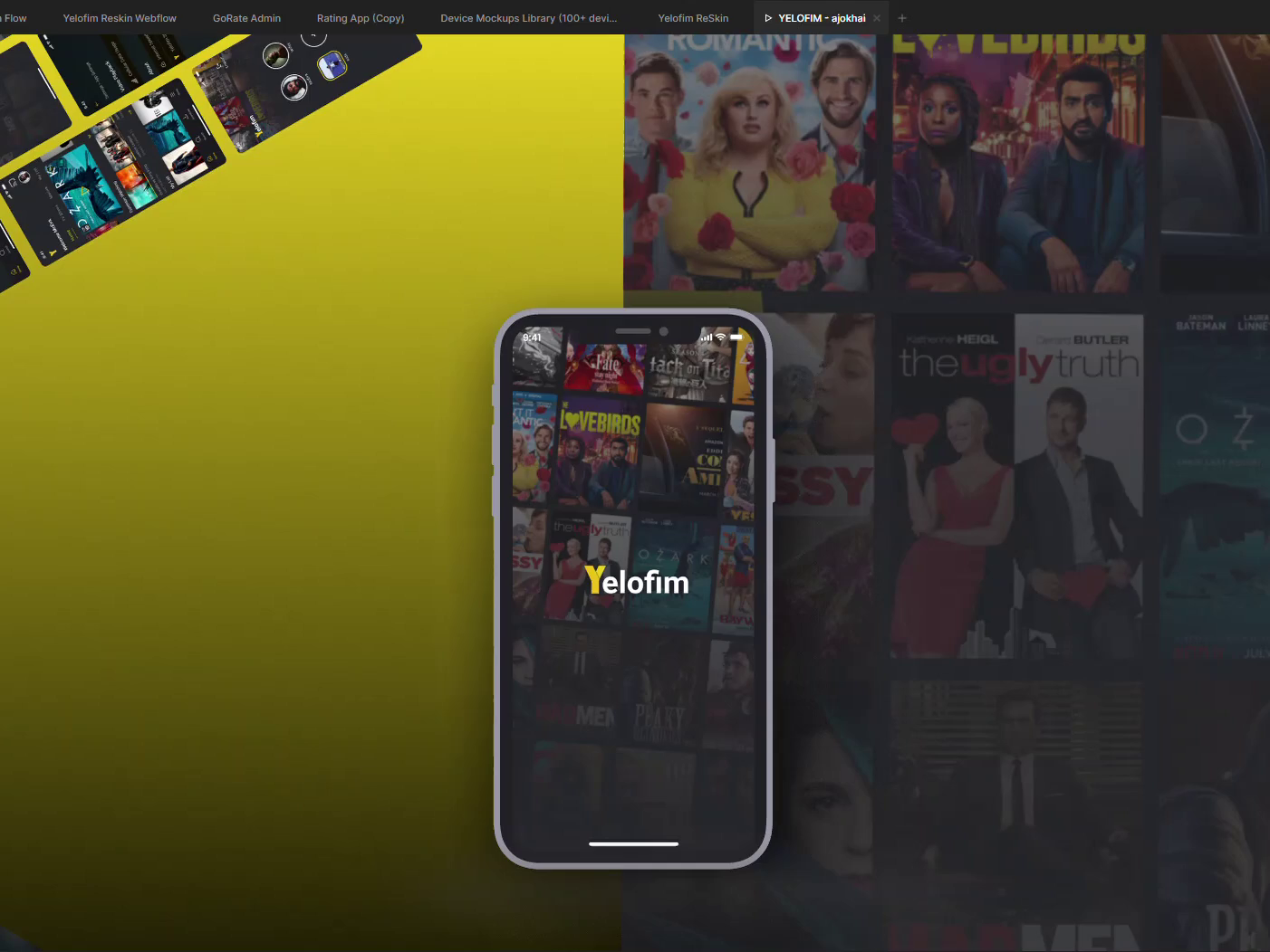 Yelofim Movie Streaming App by Josh Ayokhai on Dribbble