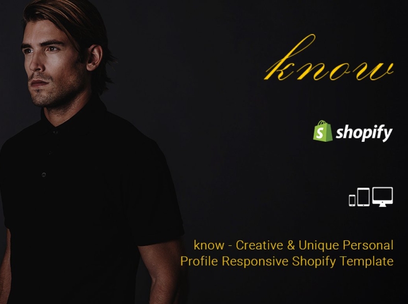 know Personal Profile Shopify Theme by Kahaf on Dribbble