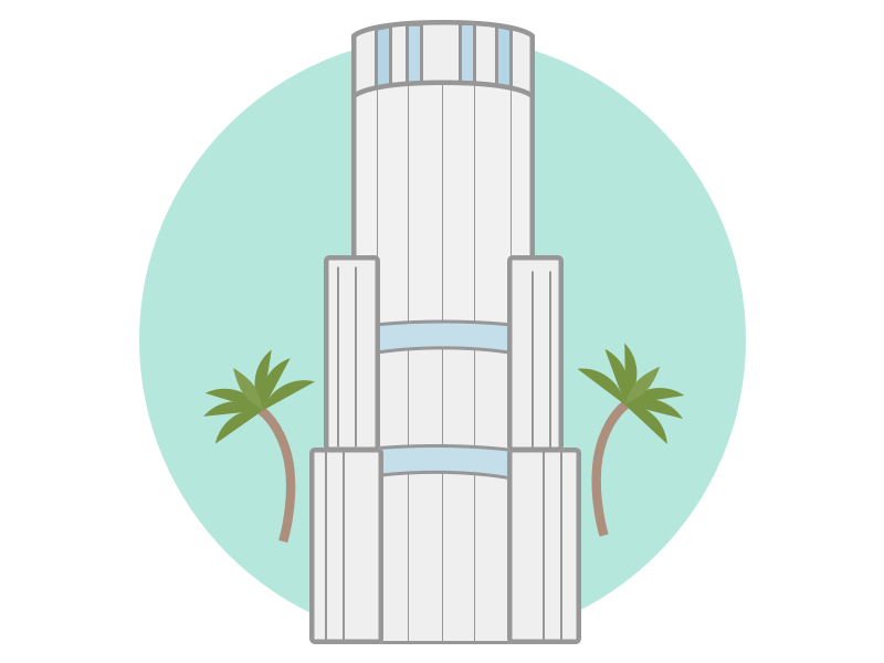 LA Icon by Courtney Labog on Dribbble