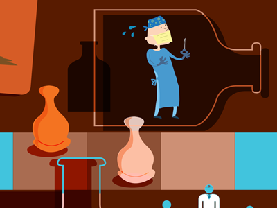 Doctors and residency by Liz Ly on Dribbble