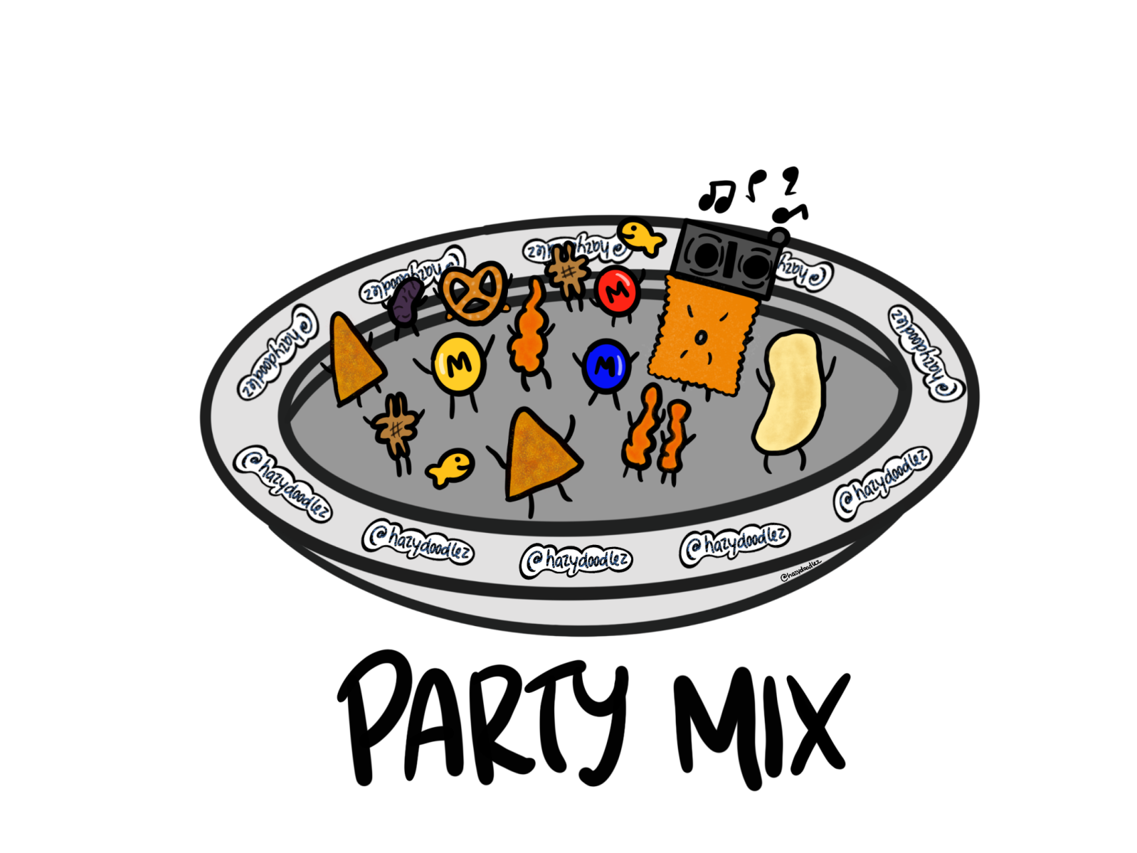 party mix by Lori Belovin on Dribbble