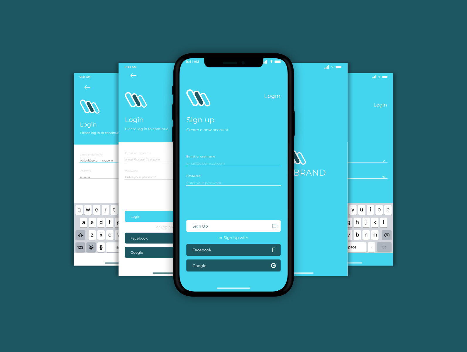 Sign Up and sign in screen by Ui Somraat on Dribbble
