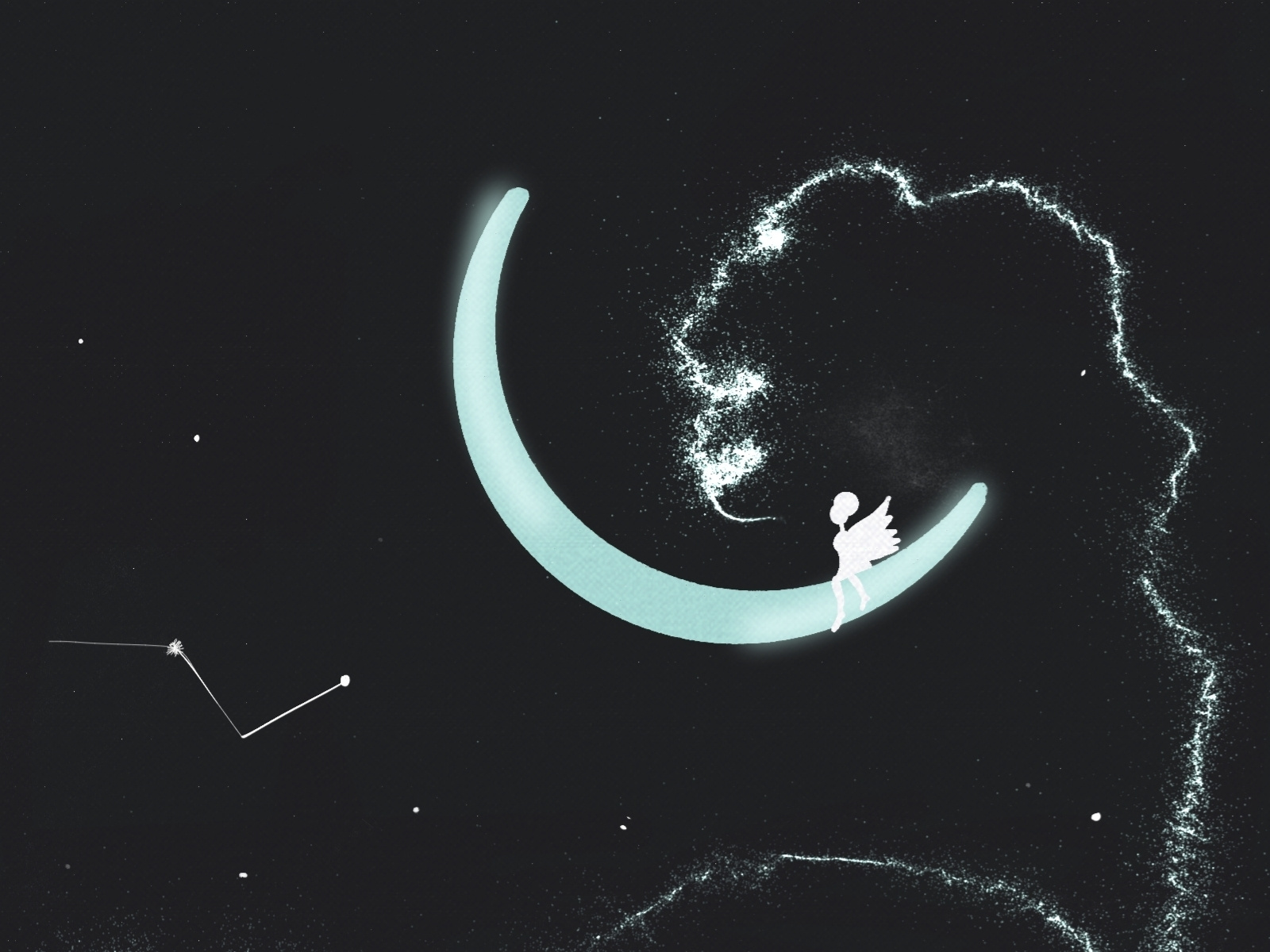 Stardust by a fairy on the Moon by Gopika Krishnan on Dribbble