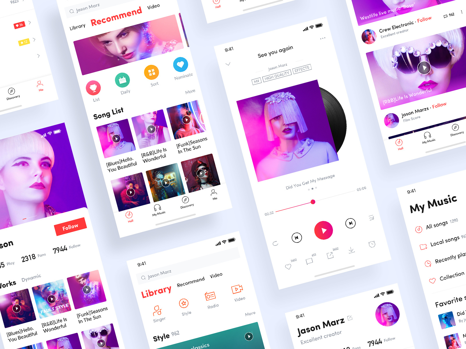Music APP by Will for BestDream on Dribbble