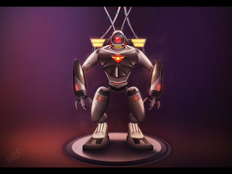 Mecha Droid by Tabish on Dribbble