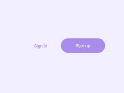 Sign in and Sign up button designs by Thanatorn Prangsrithong on Dribbble