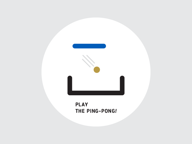PLAY THE PING-PONG! by Kyu on Dribbble