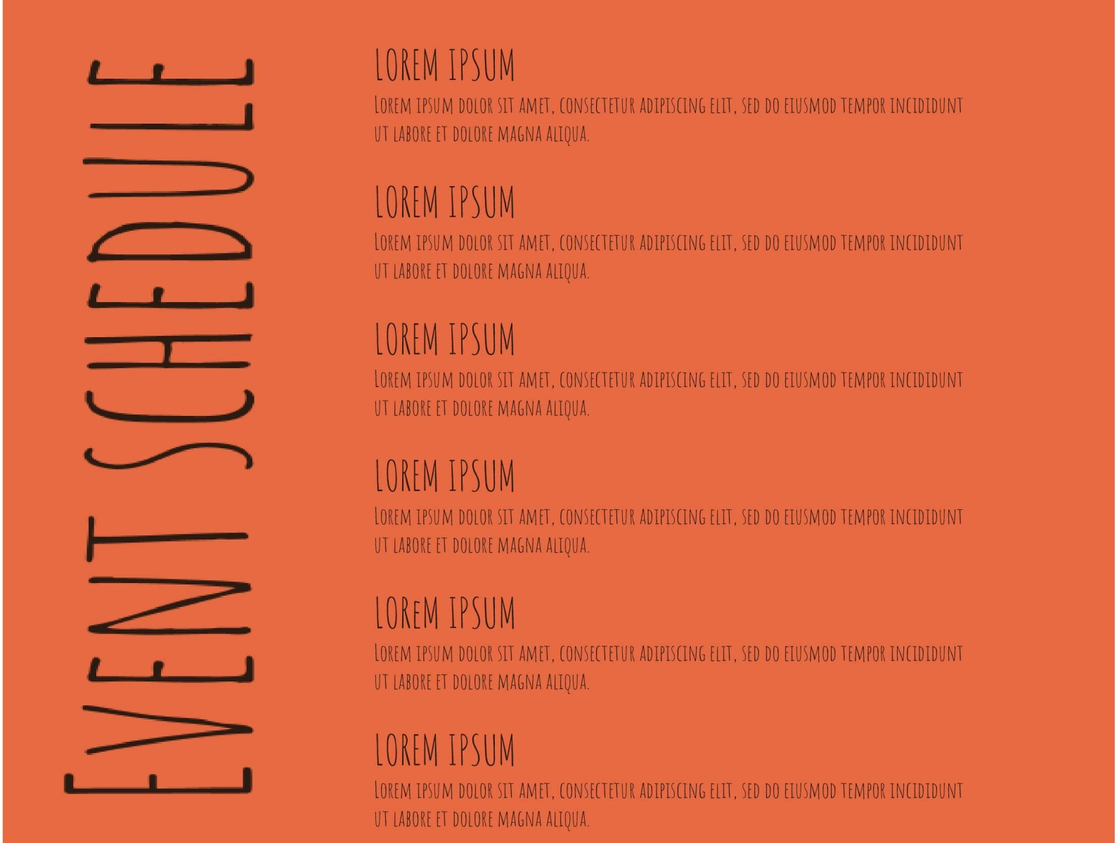 Event Schedule Template By FREE Google Docs Google Slide Templates On 