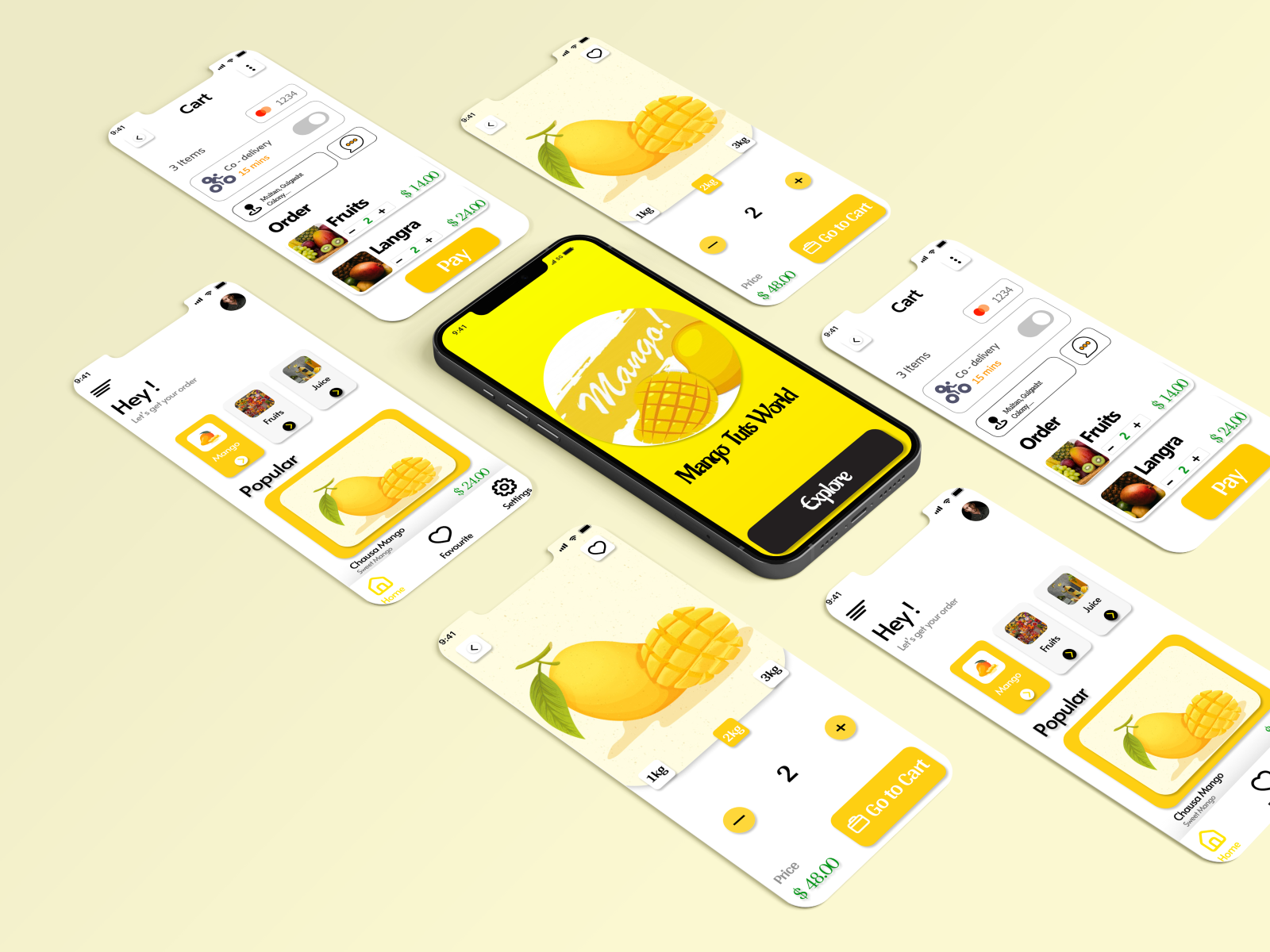 Mango E Commerce App by Yousaf Ayub on Dribbble
