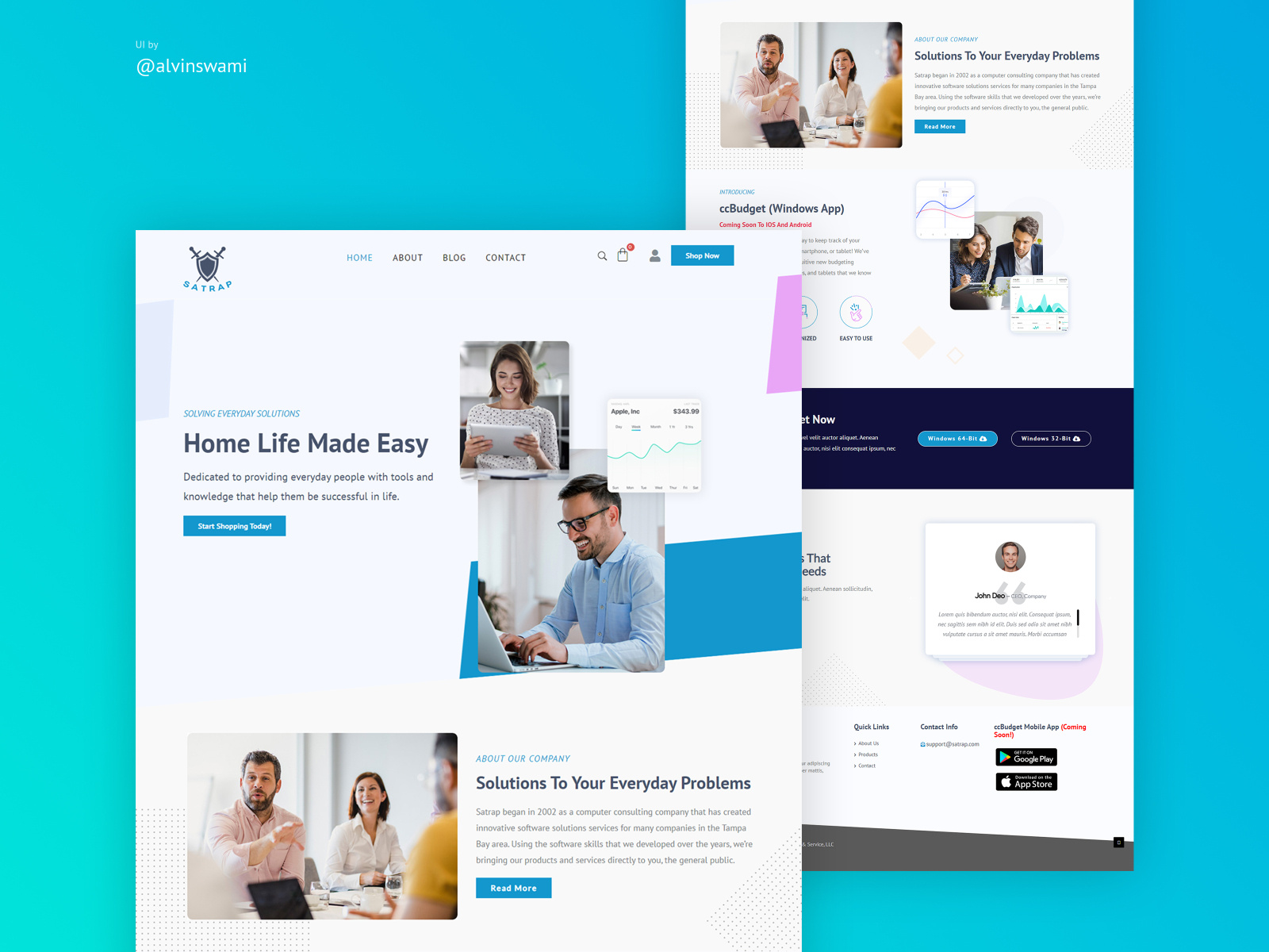 Satrap by alvin Swami on Dribbble