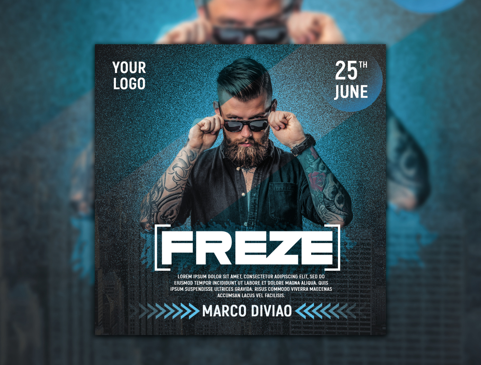 FREZE Flyer Design by Designer Salim on Dribbble