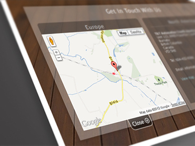 jQuery Map by Mike Benton on Dribbble