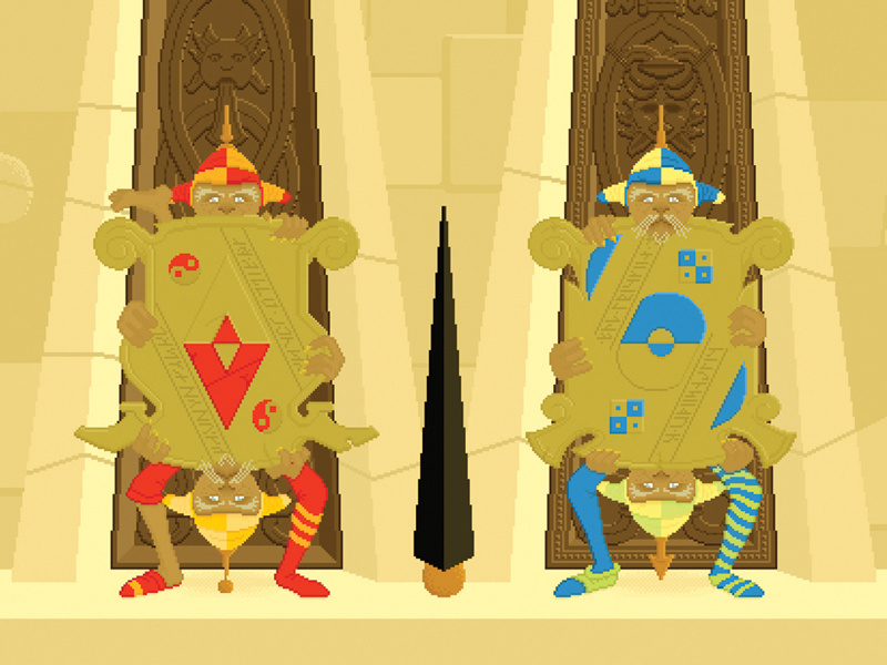 Labyrinth doors by Robert Shaw on Dribbble