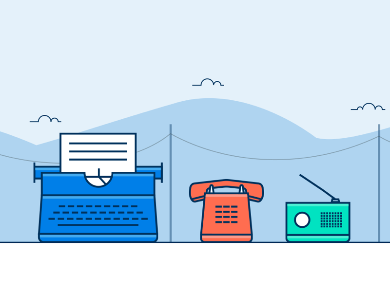 Old Communications by Farnood Foroudi on Dribbble
