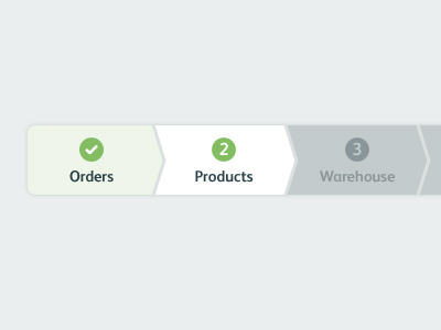 Progress Menu by Matt Hodgins on Dribbble