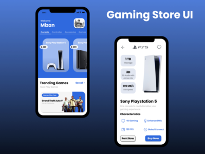 Game Store UI by Aayush Mishra on Dribbble