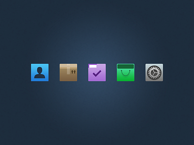 Order System Icons by Mark Davis for colovo on Dribbble