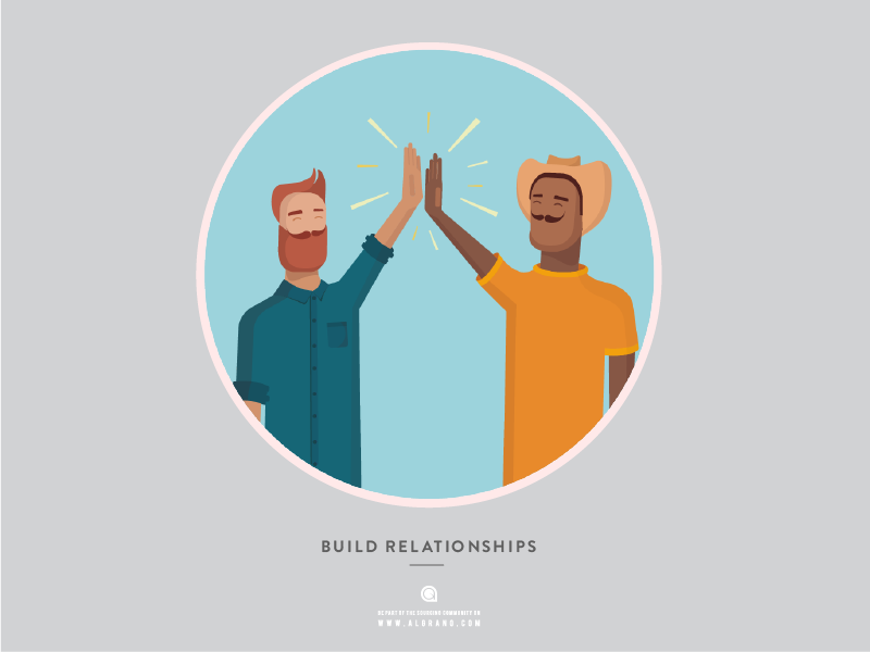 Build relationship by Natalia Zaitseva on Dribbble