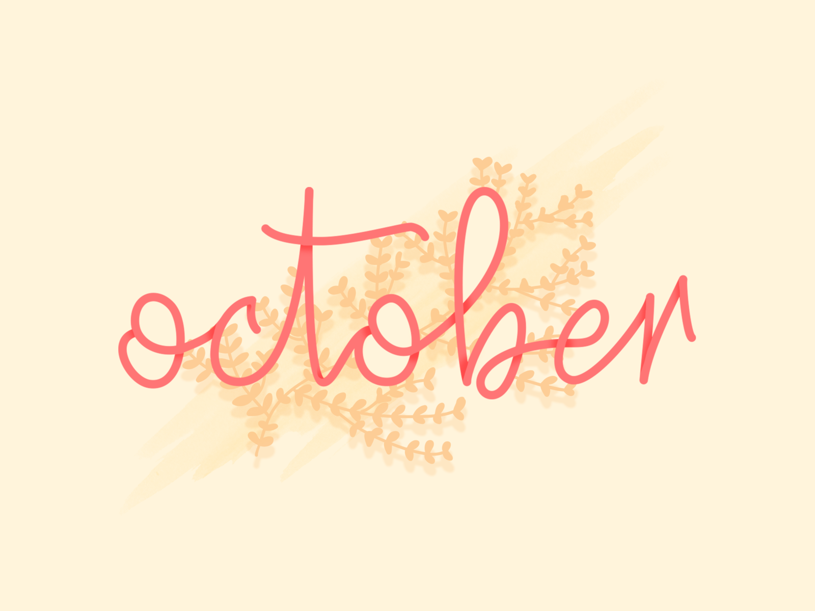 October by Marlene Orozco on Dribbble