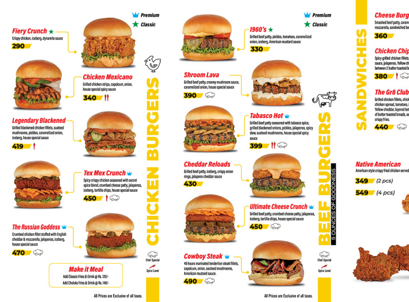 Menu Design by IMS Official on Dribbble
