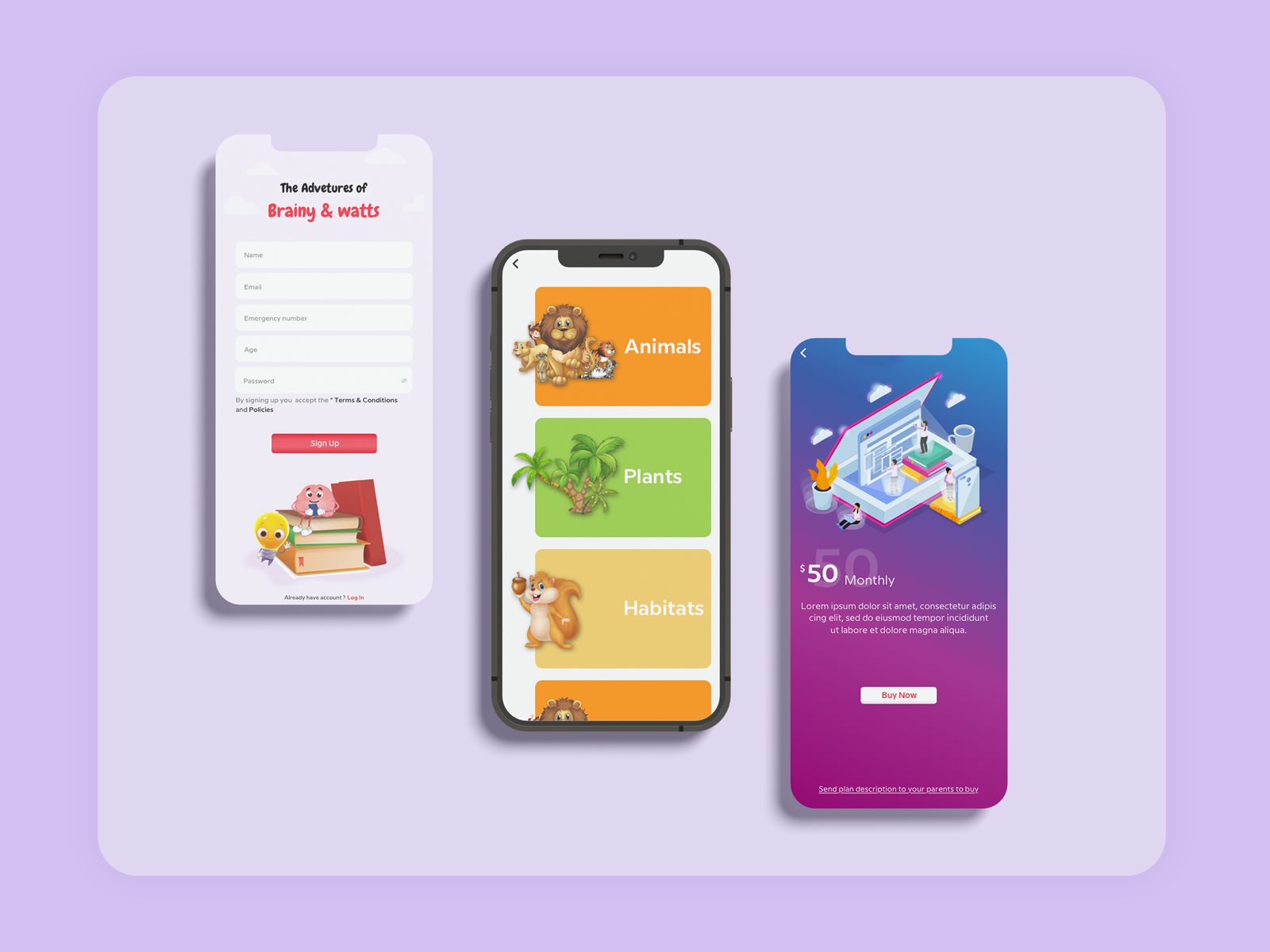 Kids Mobile App Design | Sakshi Designer by Sakshi Sharma on Dribbble