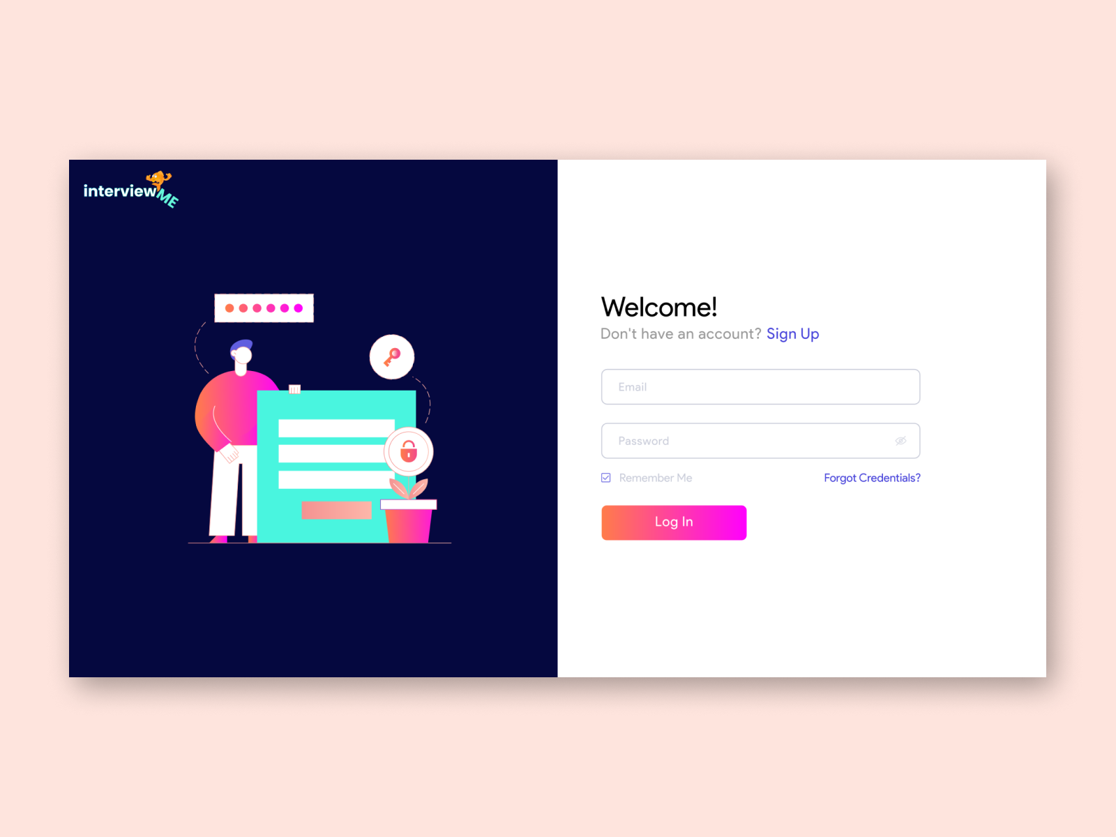 Website Sign In Page | Sakshi Designer by Sakshi Sharma on Dribbble
