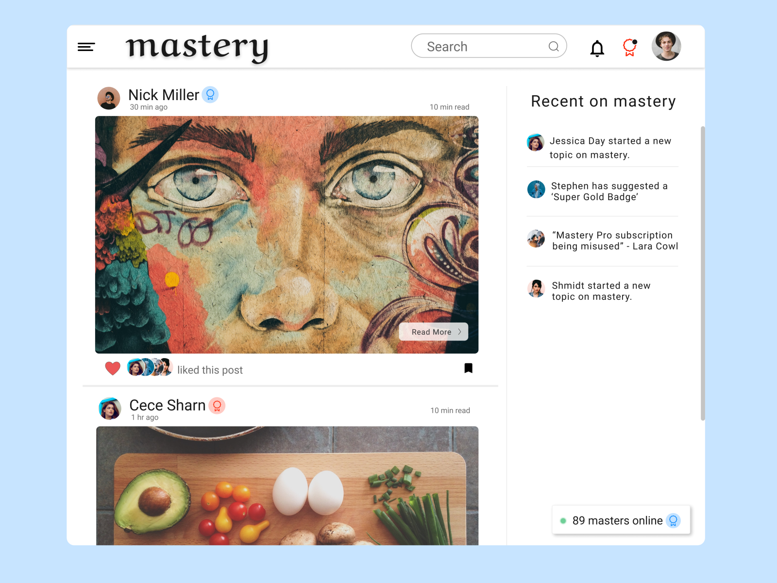 Activity Feed UI by MANISHA GUPTA on Dribbble