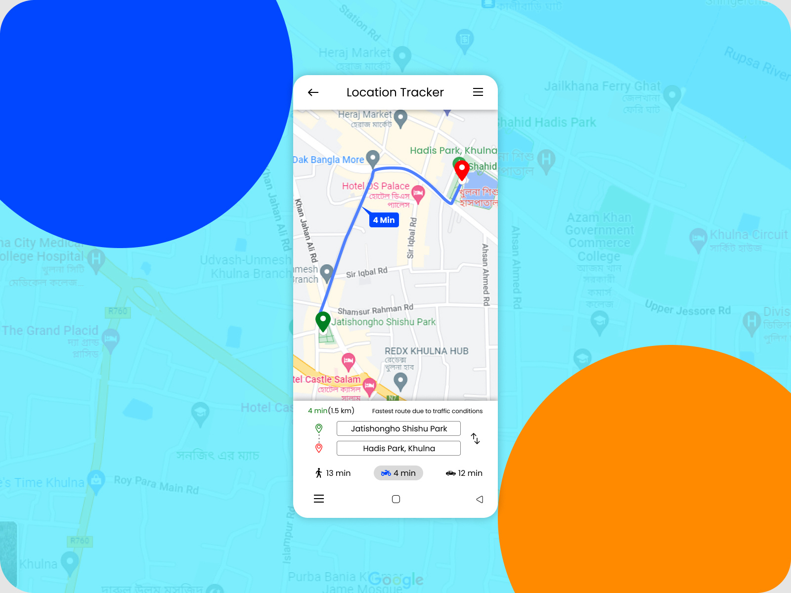 Location Tracker by Hira Sarkar on Dribbble