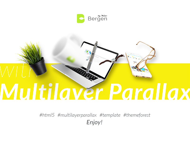 Bergen - Multilayer Parallax Html5 Business Template by Milo Studio on ...