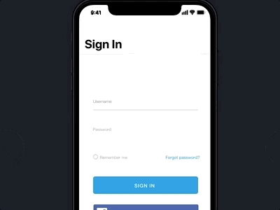 Sign In Process by Olaseni Odebiyi on Dribbble