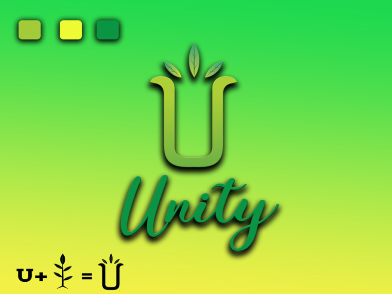 Unity logo design by Maruf Shorvo | Logo designer on Dribbble