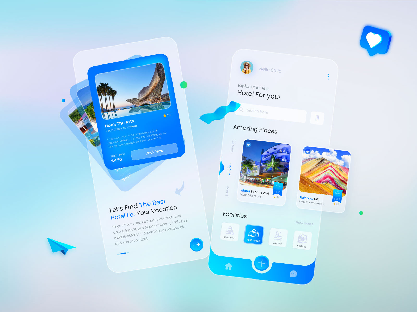 Hotel Mobile App UX UI Design by Arif Mahmud 🏅 on Dribbble