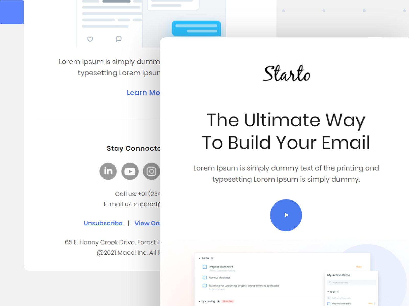 Starto - Welcome Email Design by Maool on Dribbble