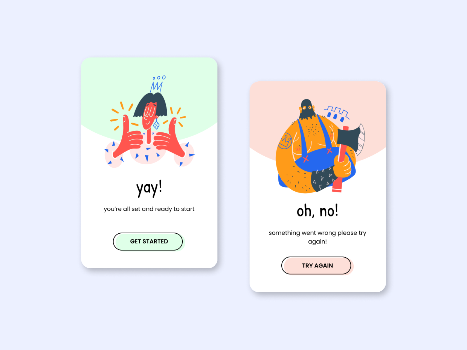 Flash Cards by Nabilla Doro on Dribbble