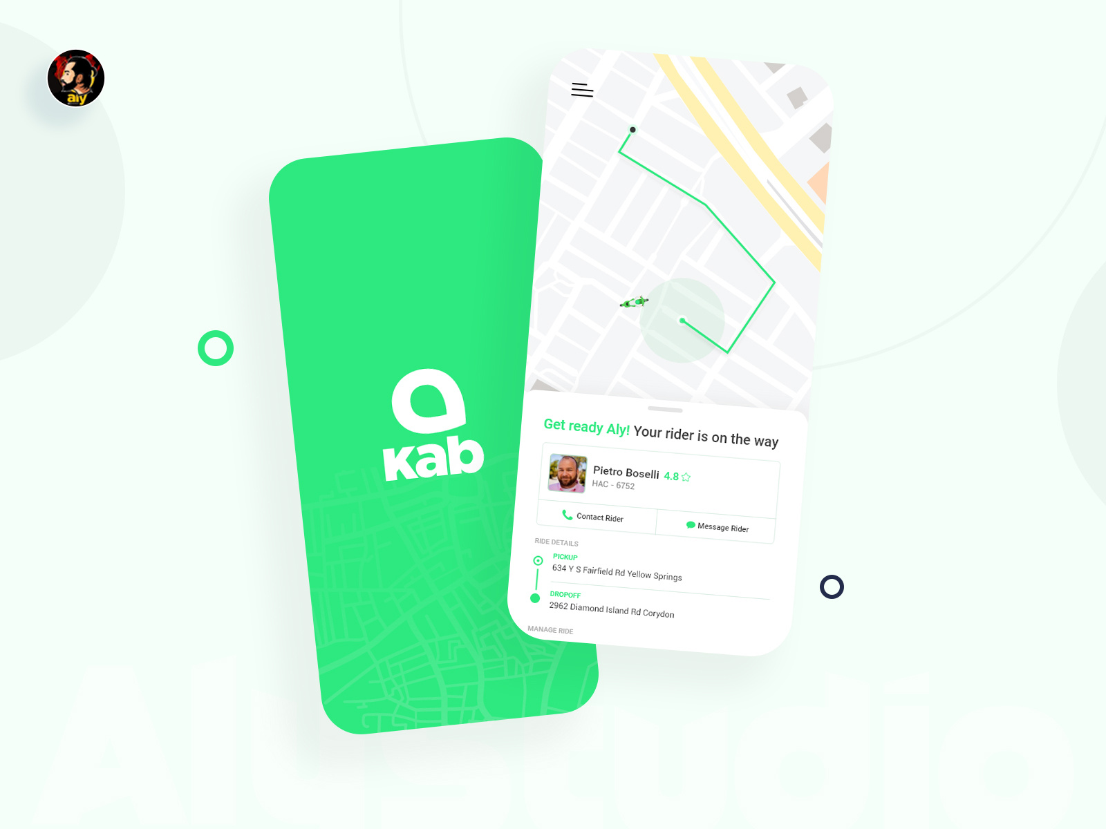 Kab | Ride Booking App by Aly Khan on Dribbble