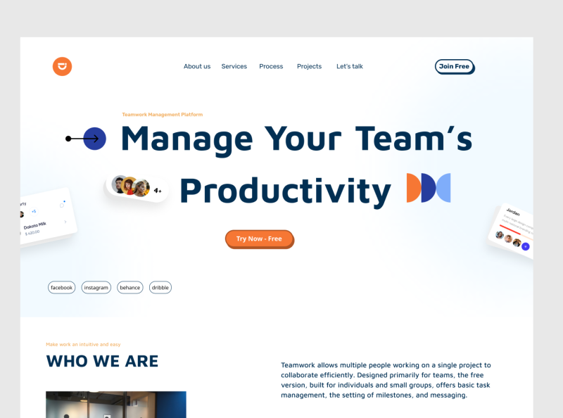 SAAS Project Management Platform by Tanya Iurchenko on Dribbble