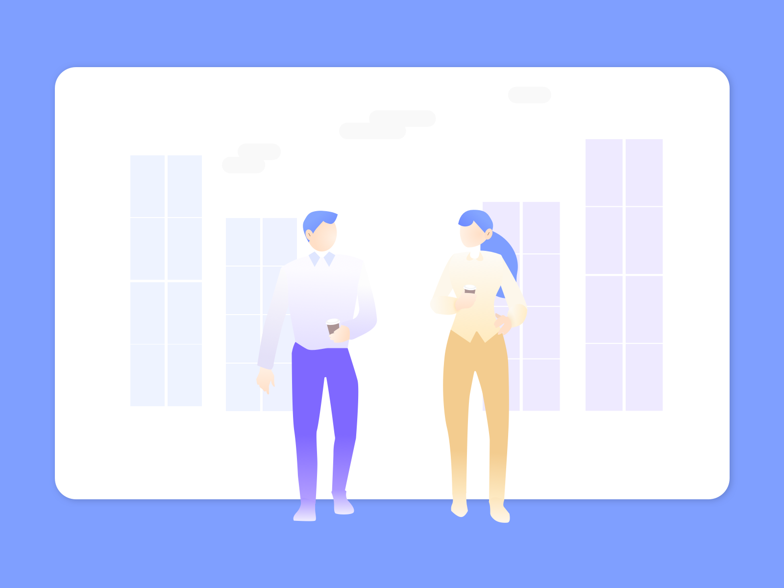 Work buddies by wenhsin on Dribbble