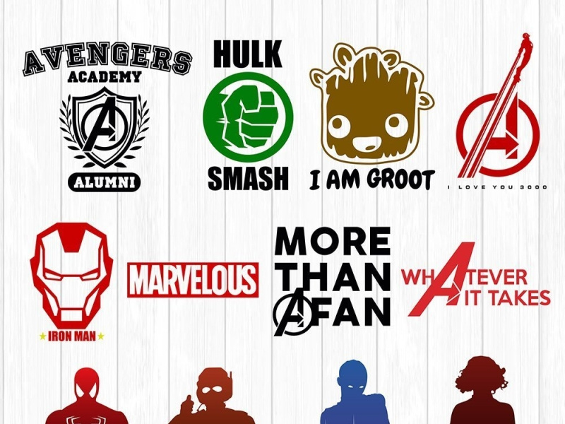 Marvel Svg by family digitalsvg on Dribbble