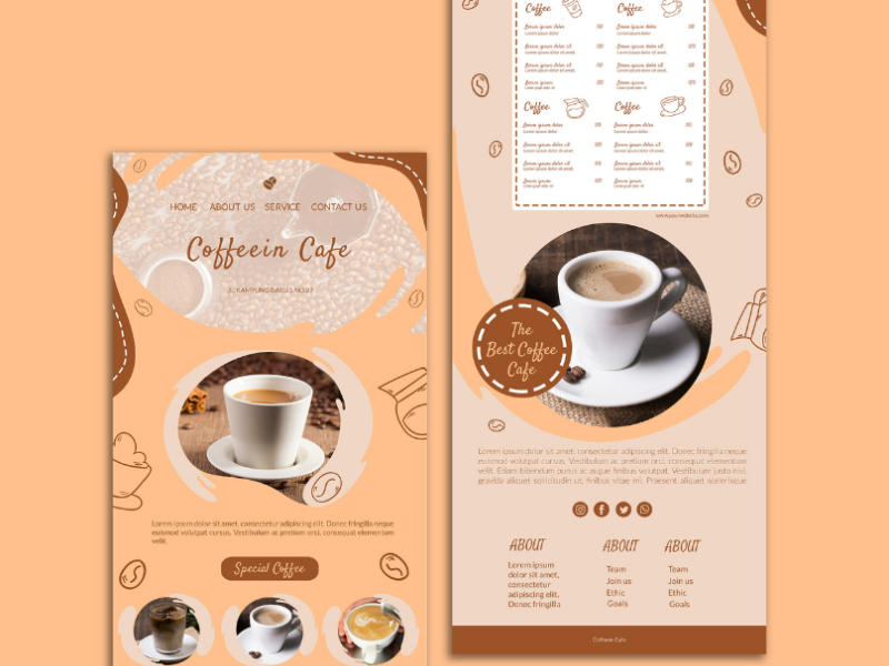 Cafe Website Design | Web Design for Coffee Cafes by Outsource 2 BD on ...