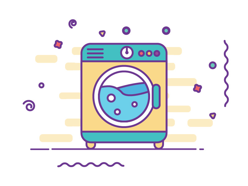 Animated Washing Machine