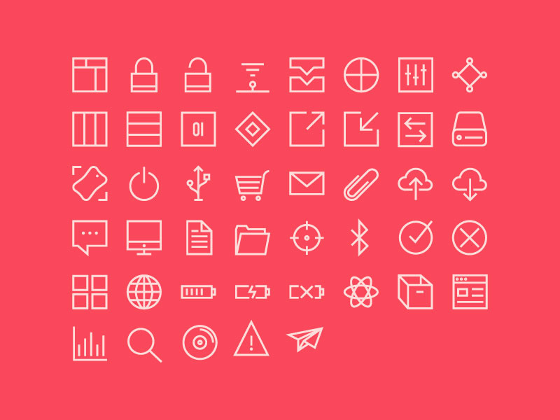 Icon Set by Nathan Schwecke on Dribbble