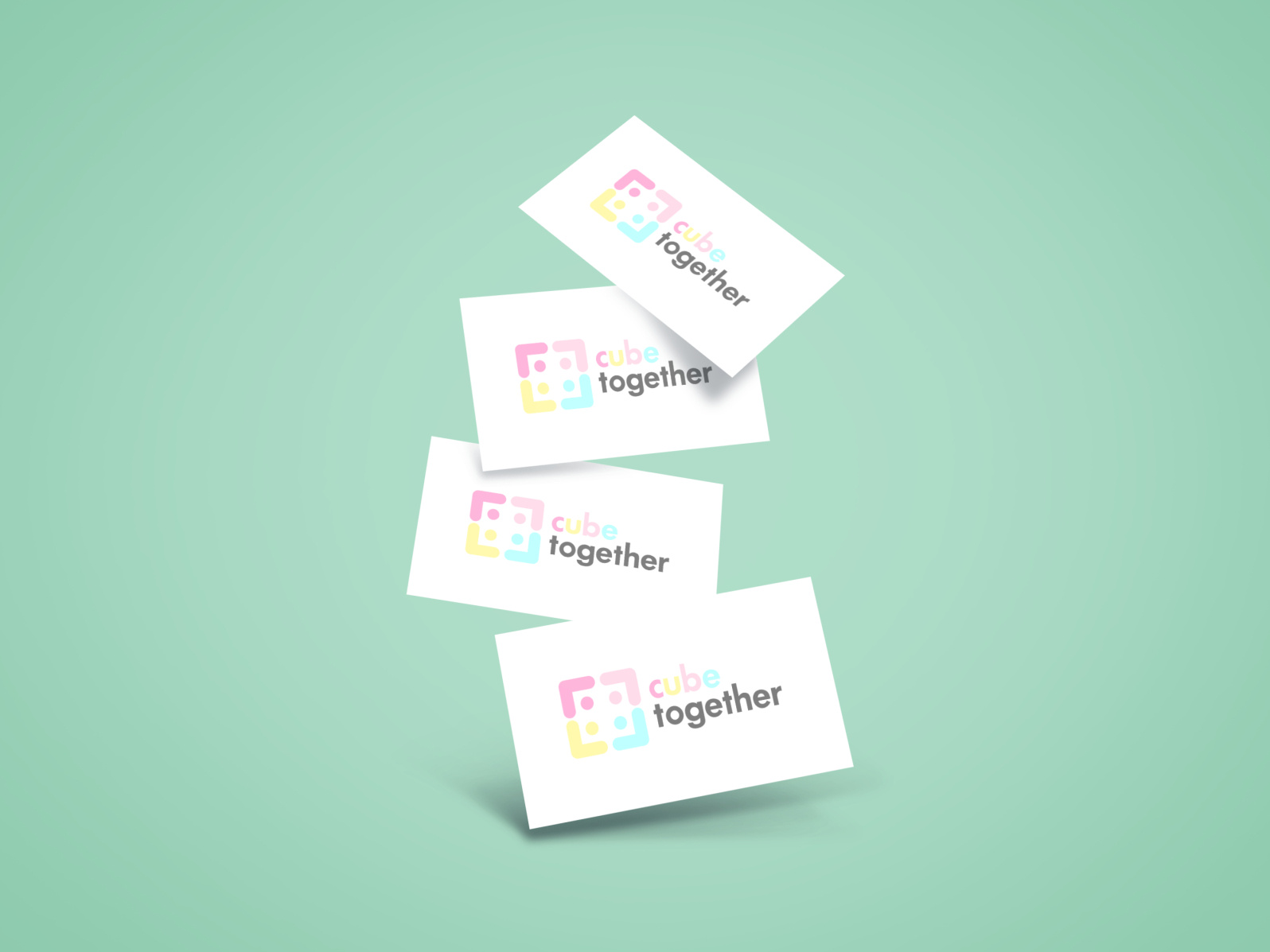 Business Card "Cube together" by Nikola on Dribbble