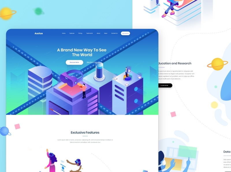 Vr Experience Web Design Concept By Coretus On Dribbble