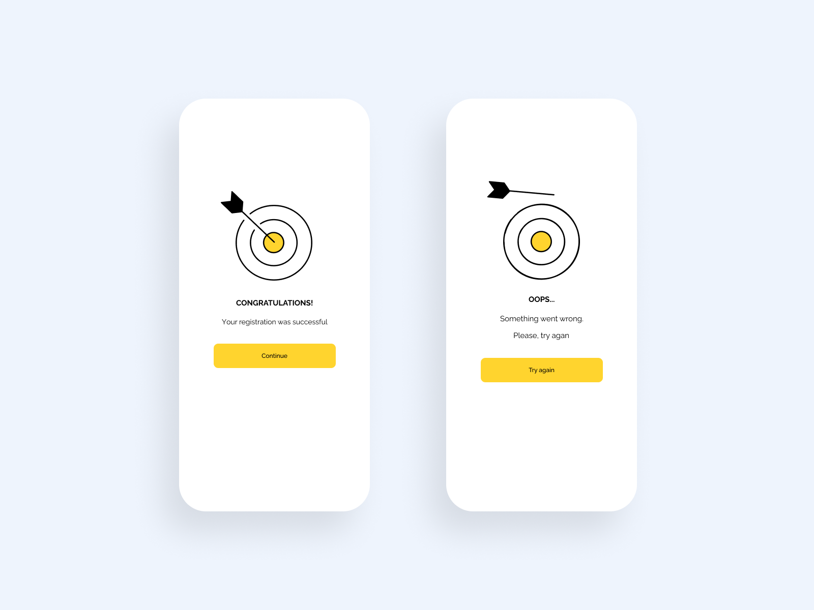 Flash Message DAILY UI #011 by Olga_ya on Dribbble
