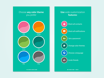 App Intro by Darina Turkovskaya on Dribbble