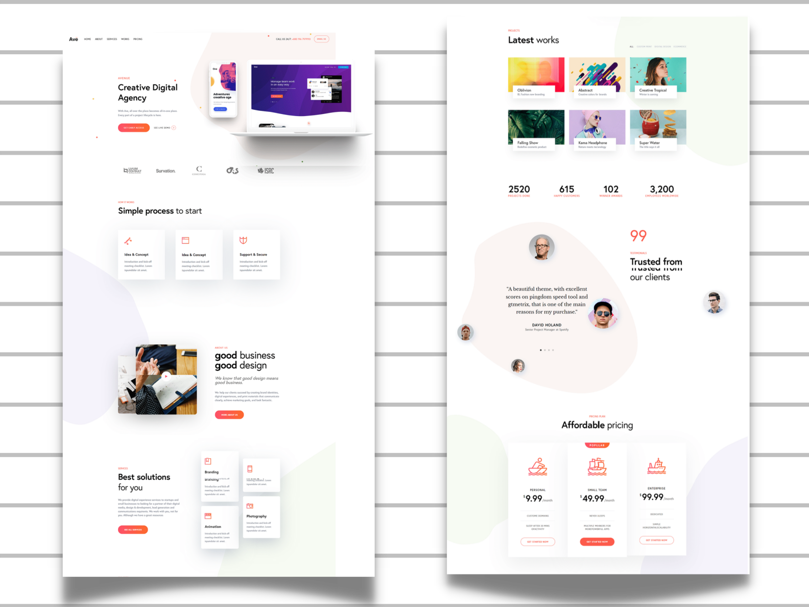 Clean website design 2021 by Zamil Ahamed on Dribbble